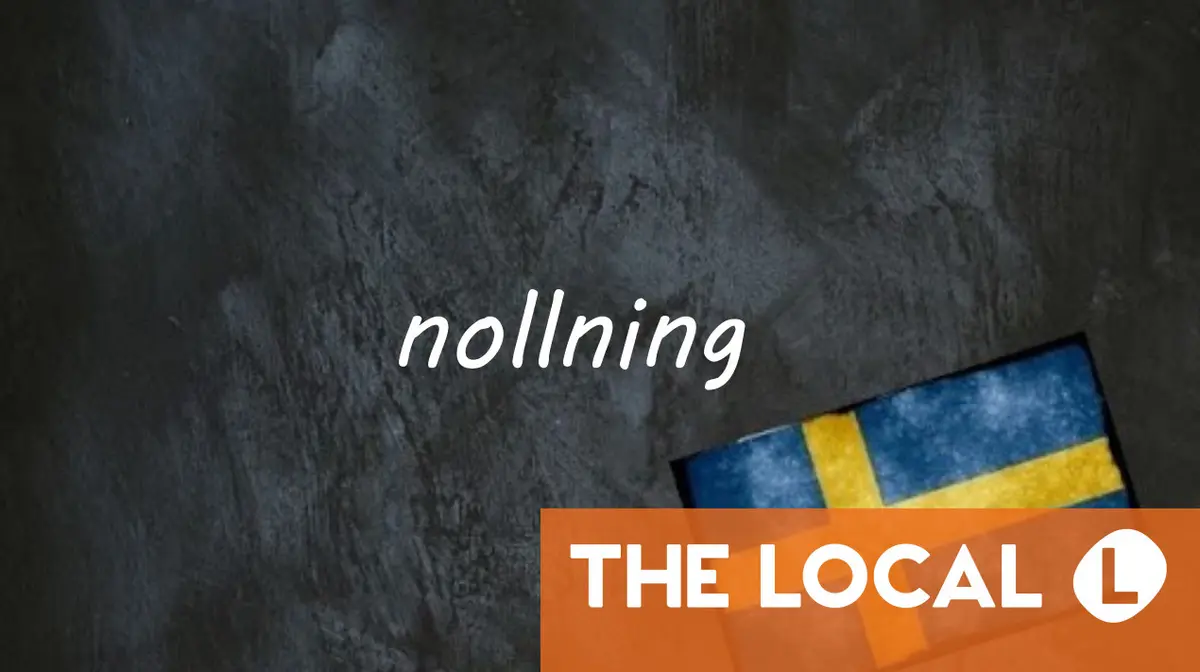 Swedish word of the day: nollning