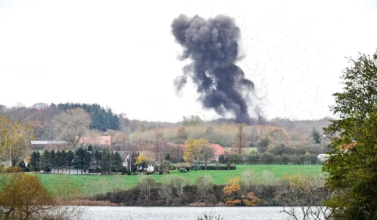 World War II bombs destroyed on Danish island