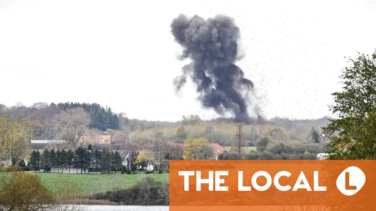 World War II bombs destroyed on Danish island