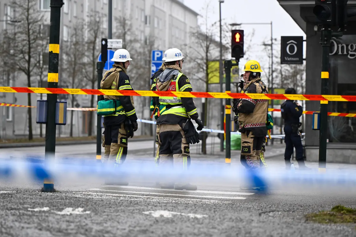Police carry out controlled explosions in southern Stockholm
